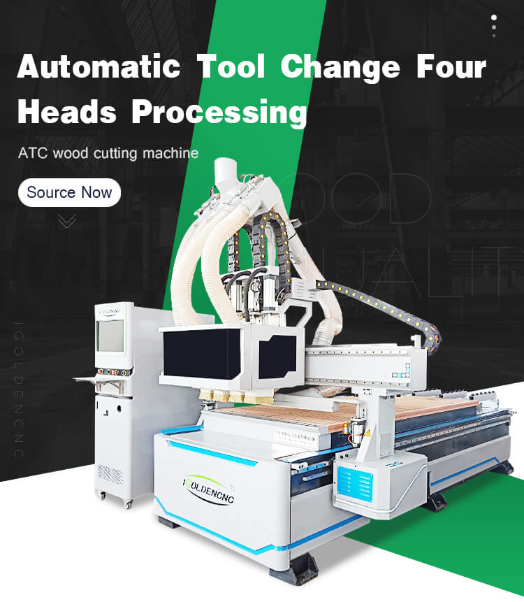 Four-process CNC router for furniture/cabinet making from China ...
