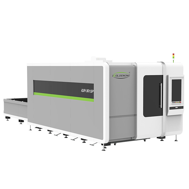 China Full closed protection fiber laser cutting machine - iGolden CNC