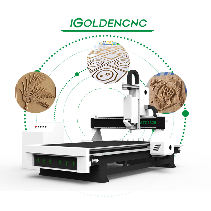 1325 Automated Wood Door Engraving Machine CNC Router - iGolden CNC